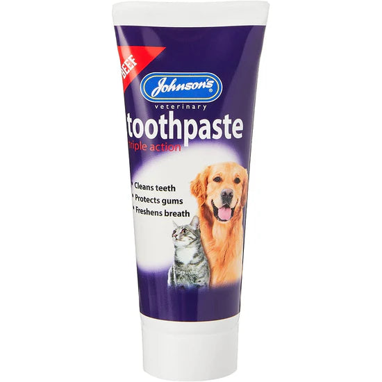 Johnson's Triple Action Beef Flavour Toothpaste | Smiley Myley – Smiley ...